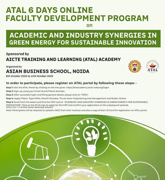 AICTE Training and Learning (ATAL) 6 Days Online FDP